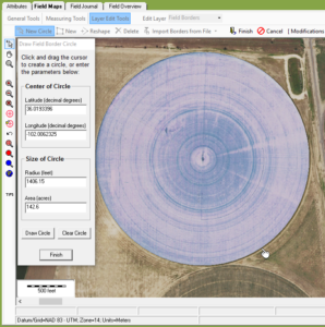 Add Circle Field Borders - FieldX Inc.